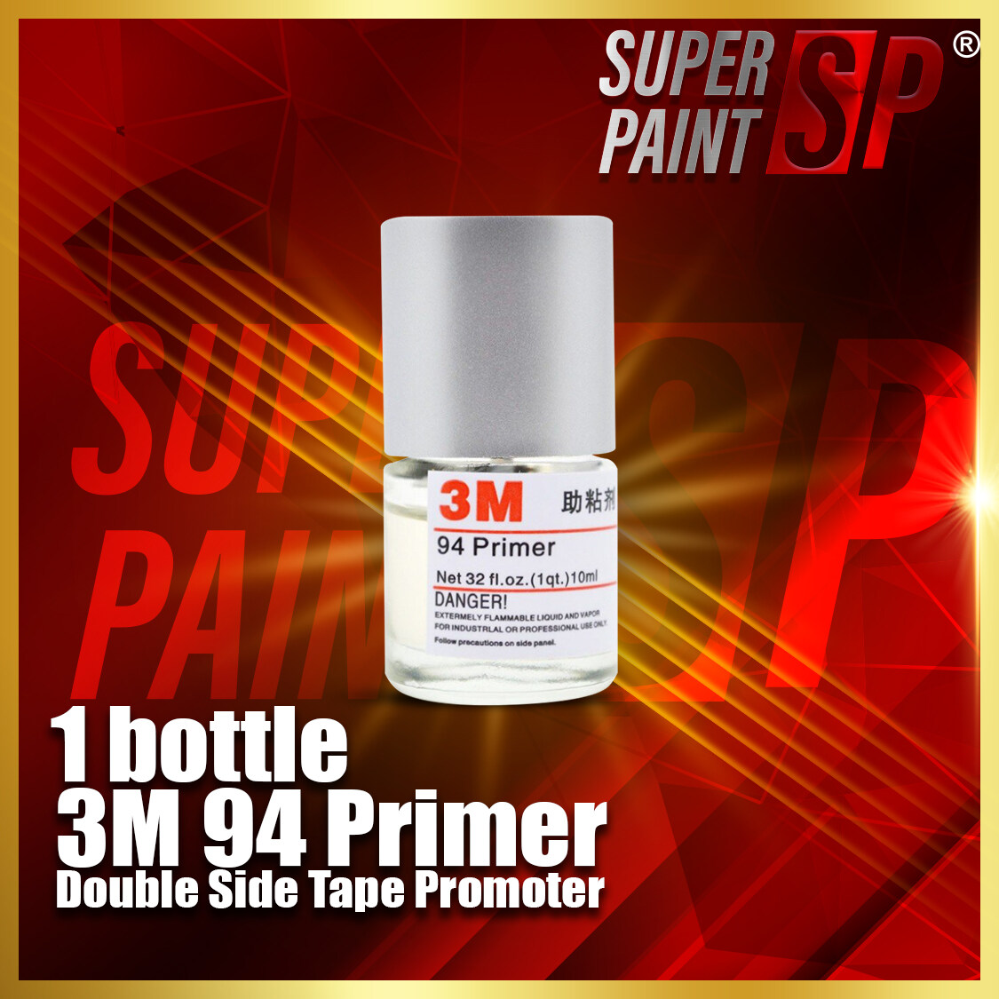 Genuine 3M Primer 94 Primer Applicator 10ml Adhesive Helper Double Side Tape Promoter Nano Tape ...