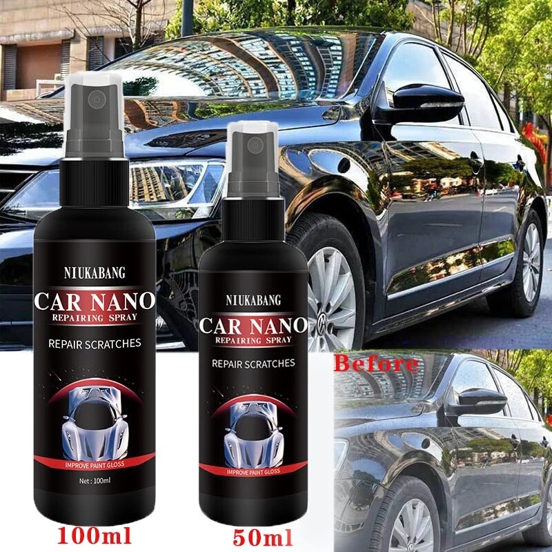 Universal Car Coating Spray Paint Care Nano Glass Polishing Paste Liquid Hydrophobic Plated ...