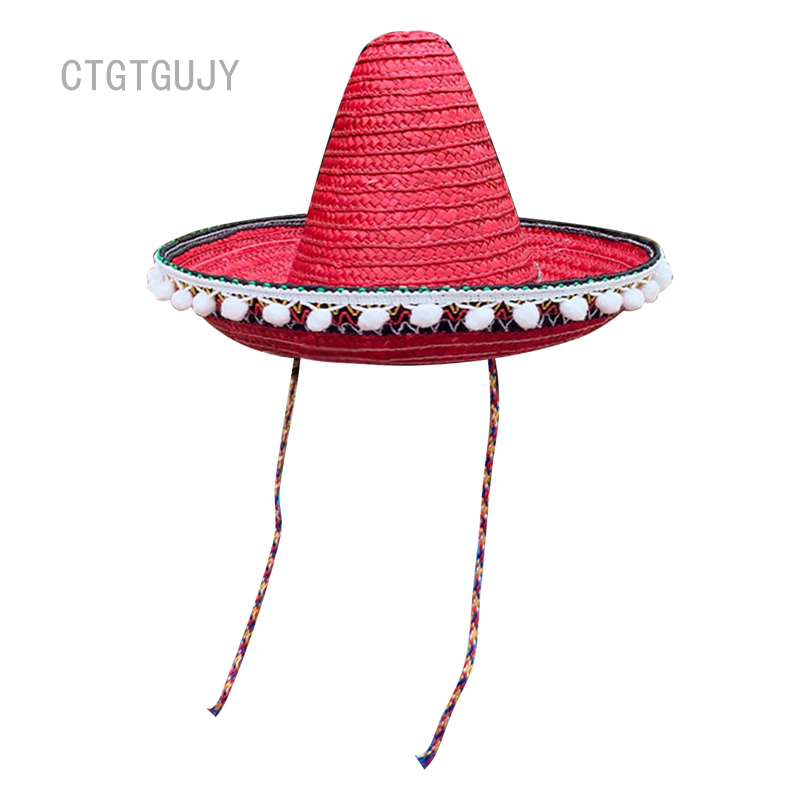 CTGT Fashion Mexican National Carnival Children Show Straw Hat Easter ...