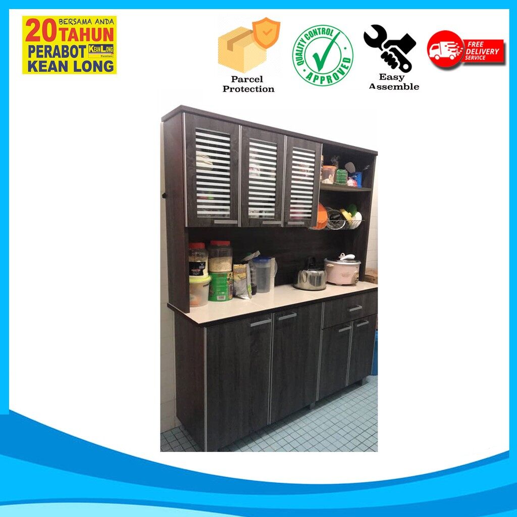 TS Almari Dapur Tinggi 4 Pintu 5' / Kabinet Dapur 5'/ 4 Door High ...