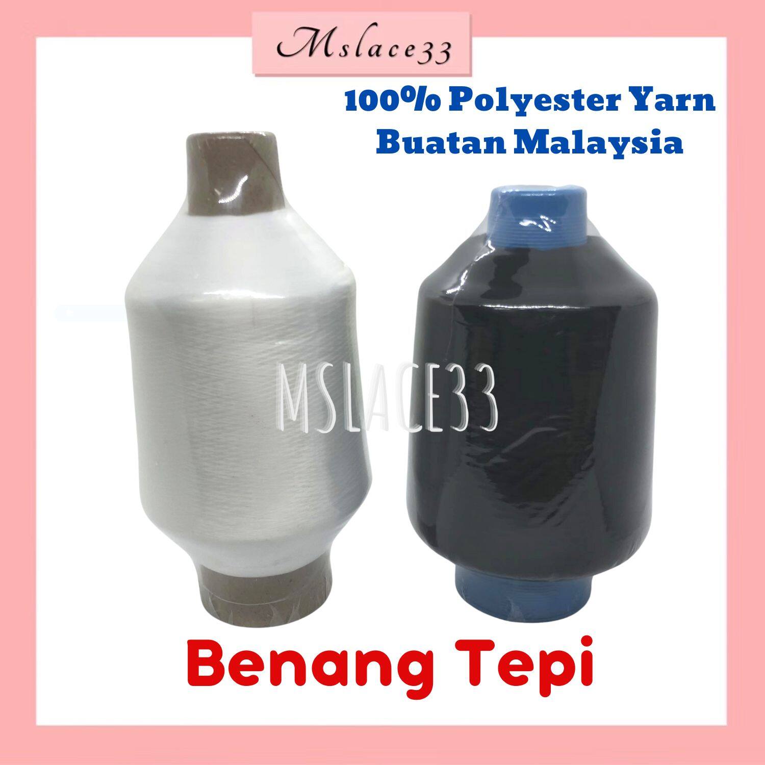 Benang Jahit Tepi Polyester/ Polyester Yarn/ Overlock Threads South ...
