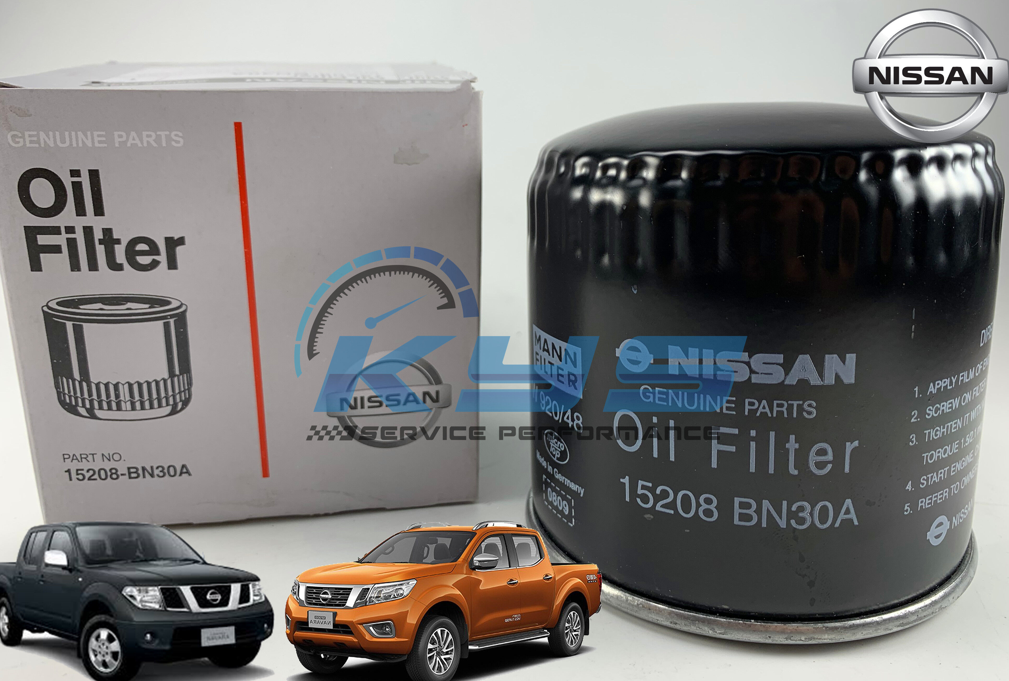 NISSAN Genuine # OIL FILTER 15208-BN30A # NISSAN NAVARA D40,NP300 | Lazada