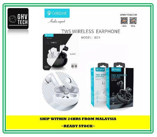 CELEBRAT TWS WIRELESS EARBUDS MODEL：-TWS-W24 | Lazada