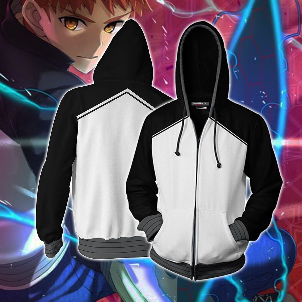 Japan Anime Emiya Shirou Unisex Fate Stay Night Cosplay Costume Long ...