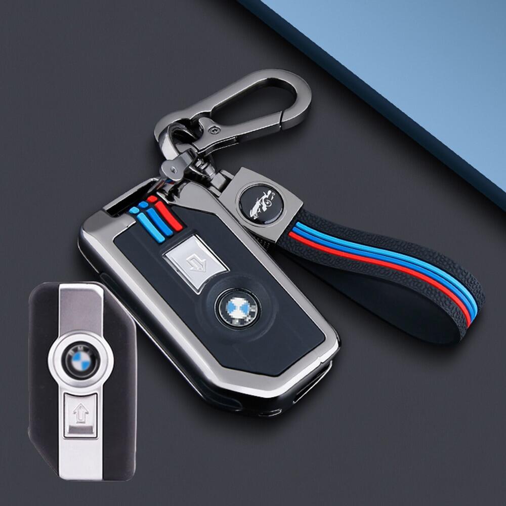 For BMW Motorrad Keyless Key Cover Keycase Keychain Holder For BMW ...