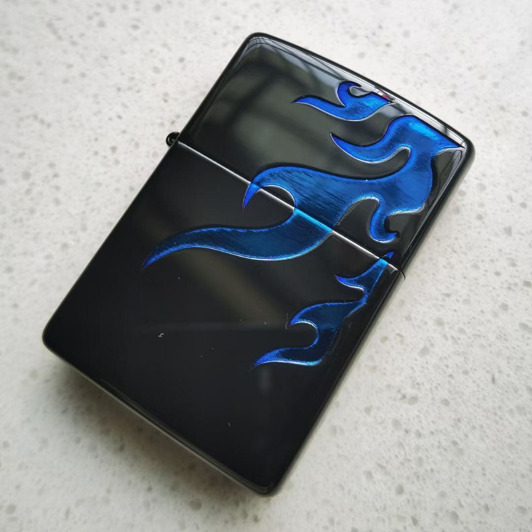 Japan original genuine ZIPPO kerosene lighter pure titanium original ...