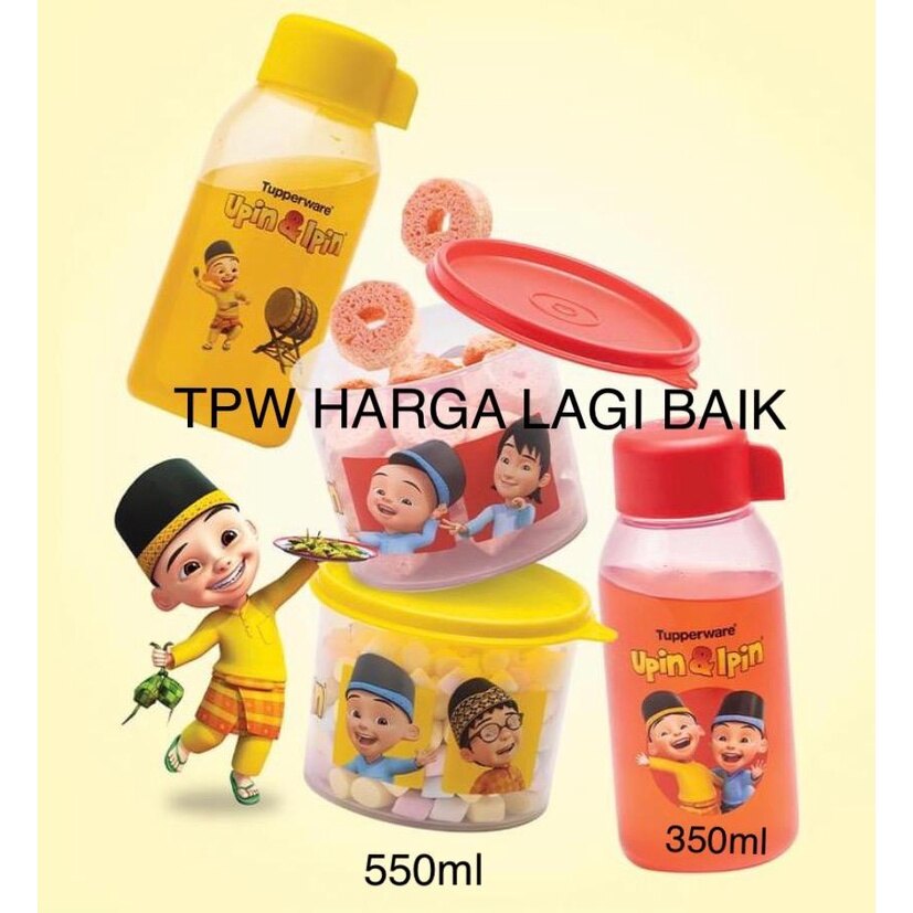 Tupperware Upin Ipin Snack Set Lazada