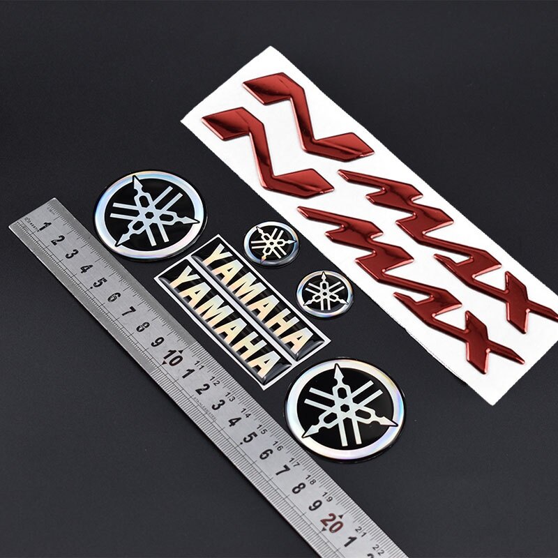 3D Tank Emblem Logo Sticker For Yamaha NMAX N-MAX Logo Applique | Lazada PH