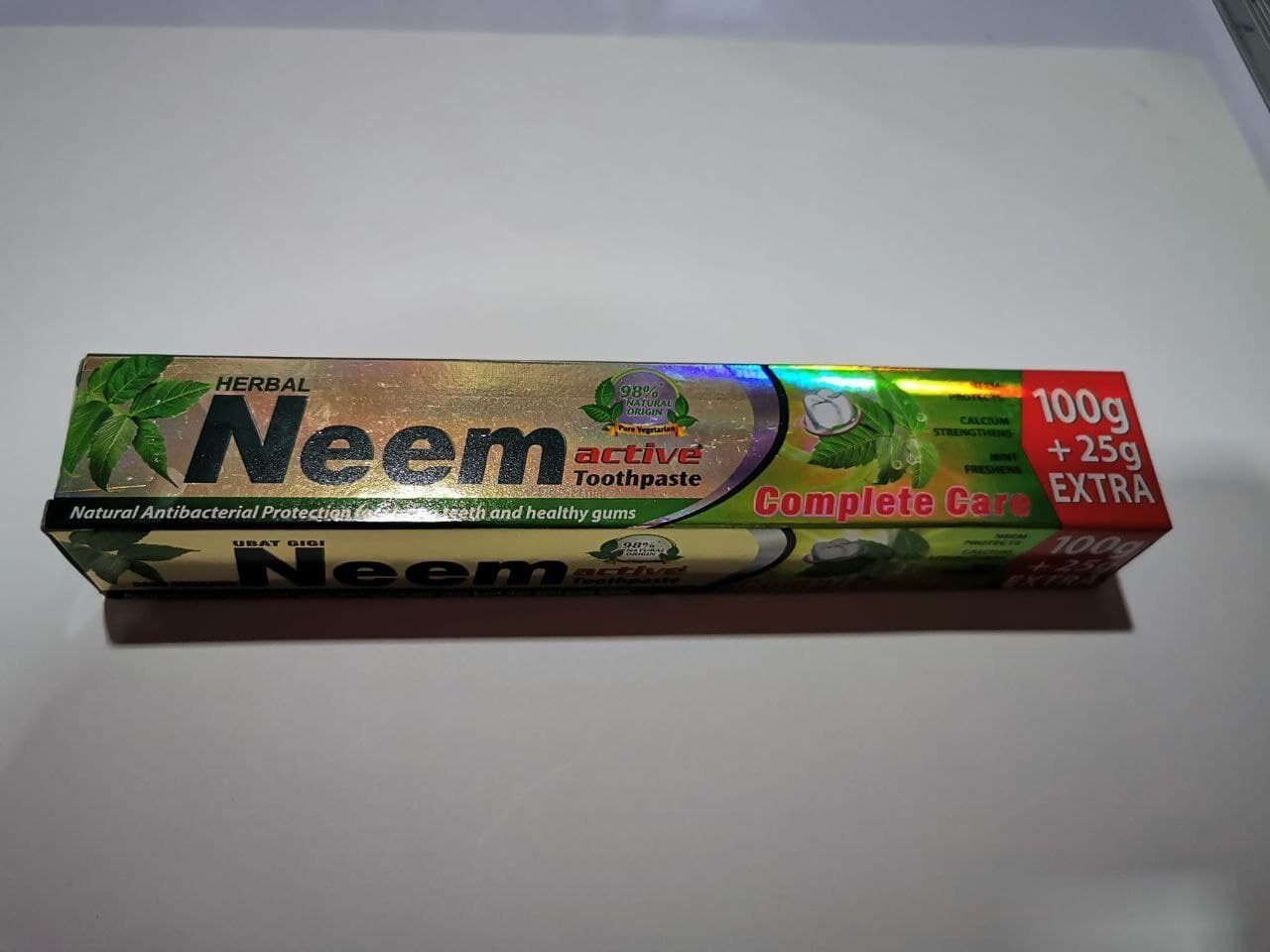 Neem Active Herbal Toothpaste Complete Care (125g/200g/400g) + packing ...