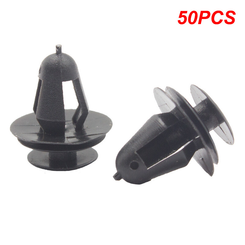 Asahi 50Pcs Car Door Card Trim Panel Clips ด้านหลัง Tailgate Interior ...