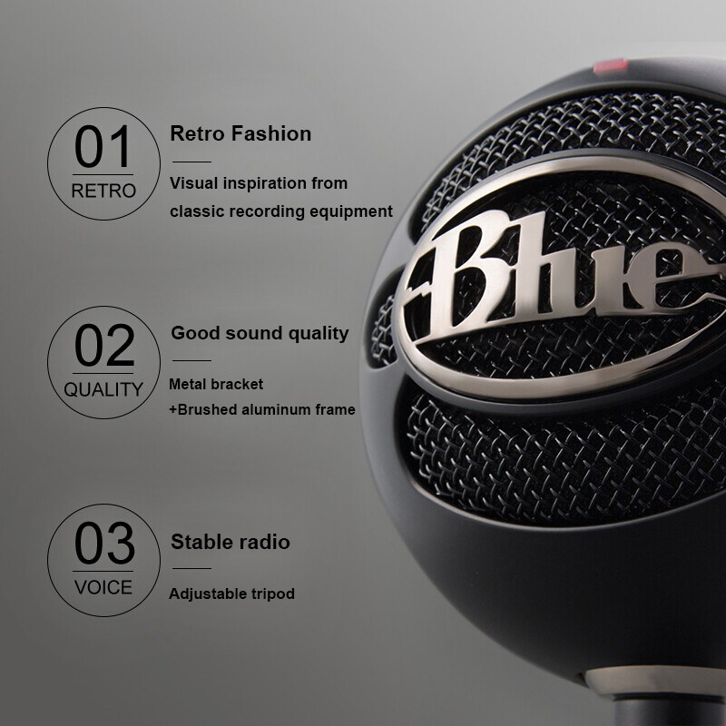 [Ready to Ship] Original Blue Snowball iCE Professional USB Condenser ...