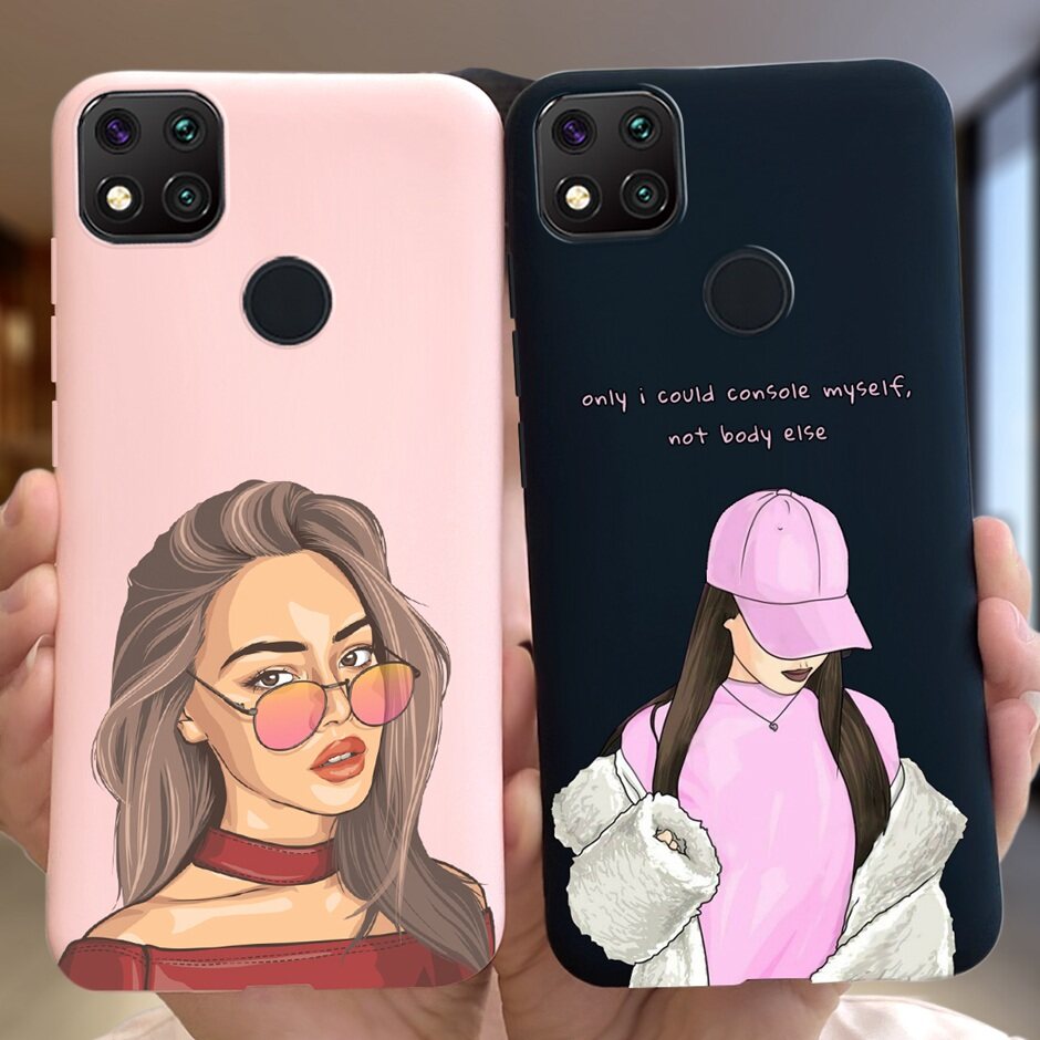 สำหรับ Xiaomi Redmi 9 9A 9C น่ารักซิลิโคนกันชนกันกระแทกนุ่มสำหรับ Redmi ...