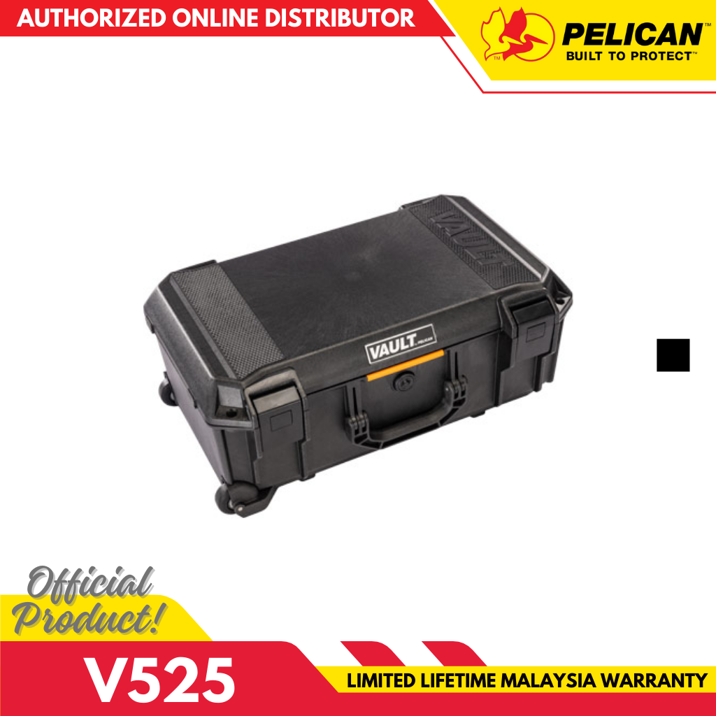 Pelican V525 Vault Rolling Case - Black | Lazada