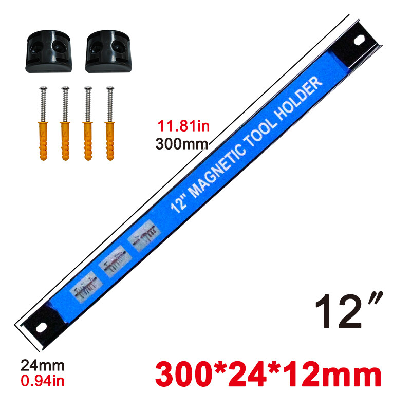 8-24 inch strong magnetic tool storage rack magnetic suction hardware ...