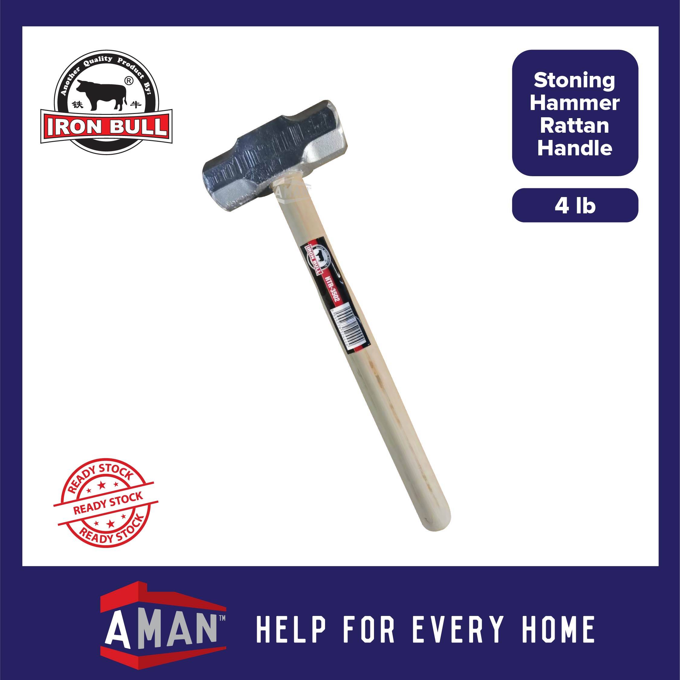 IRON BULL Stoning Hammer With Rattan Handle Demolition Sledge Hammer ...