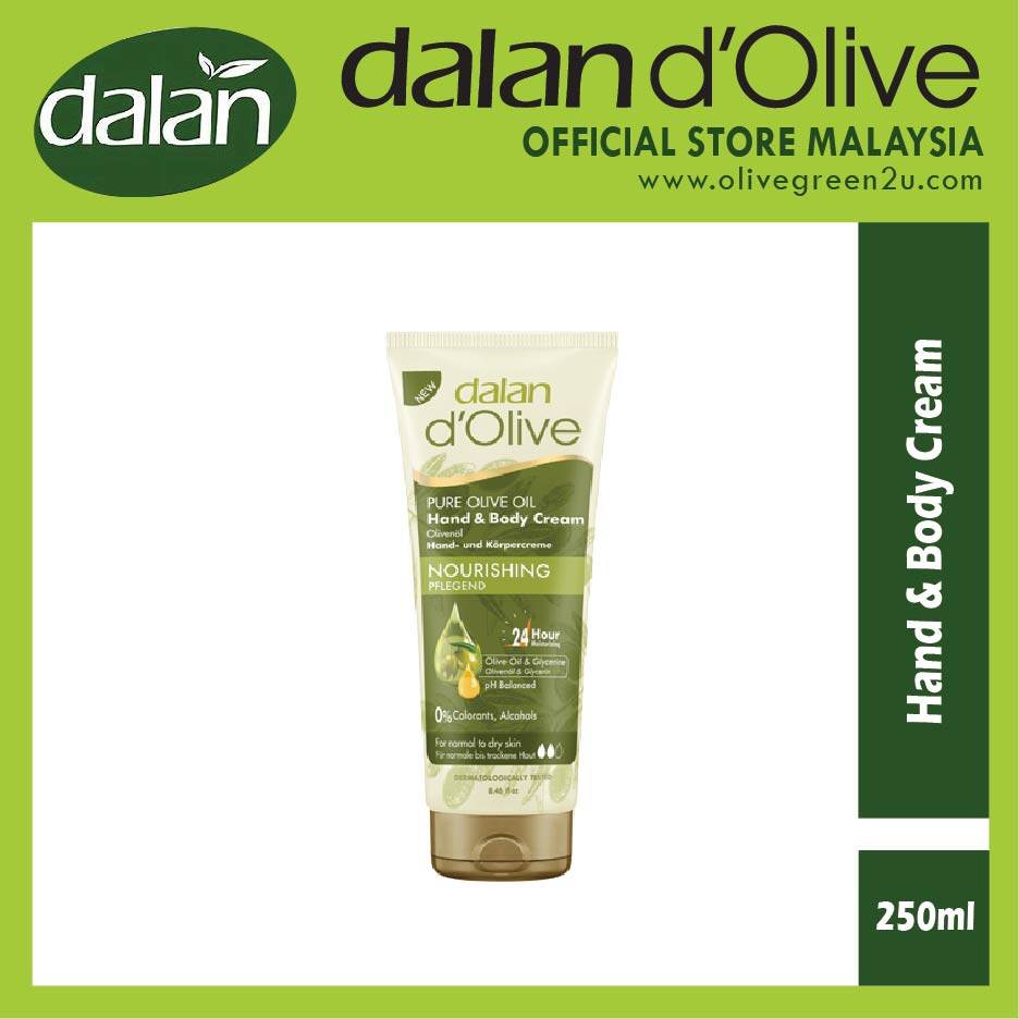 Dalan d'Olive Pure Olive Oil Hand & Body Cream 20ml/75ml/250ml | Lazada