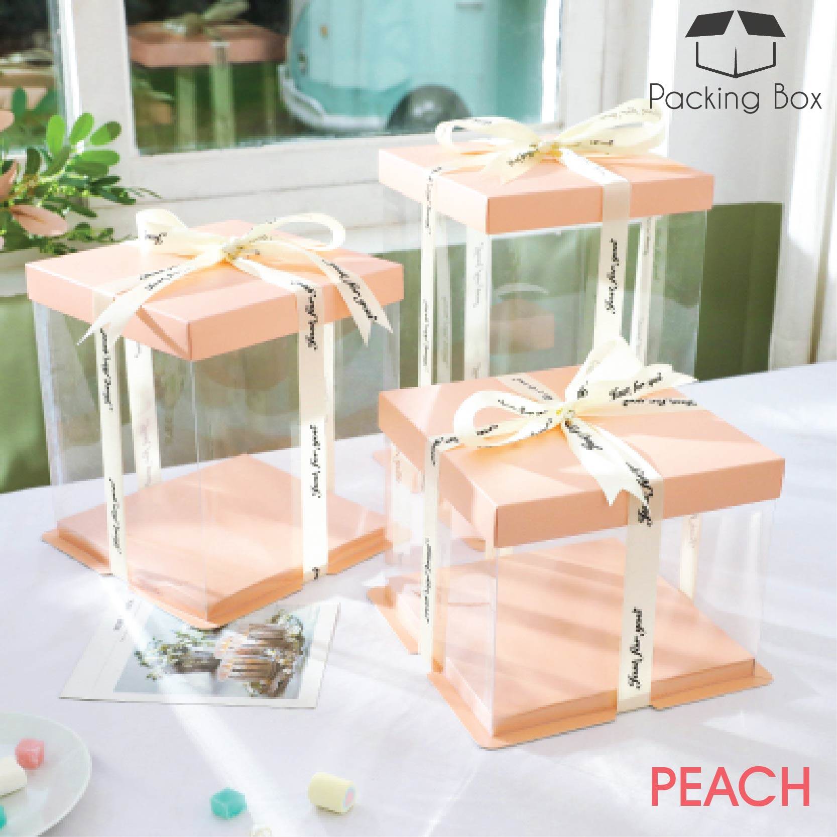 Two Layer (2 Tingkat 22/27cmcm Tinggi) Cake Box | Lazada