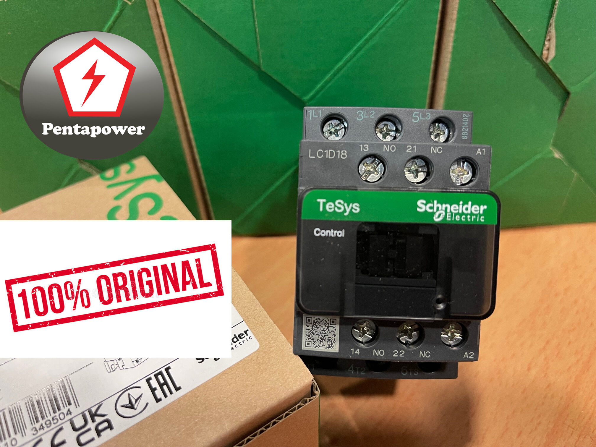 SCHNEIDER LC1D18 CONTACTOR 18AMP 3POLE (AC) LC1D18E7 LC1D18F7 LC1D18M7 ...