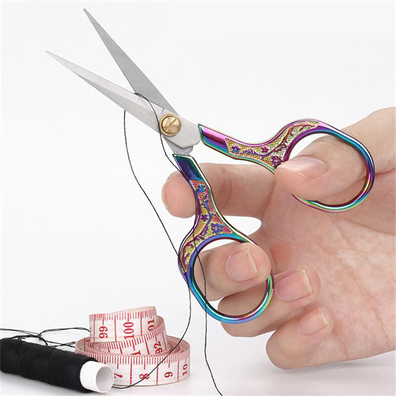 yurongfx Vintage Thread Scissor Tools Stainless Steel Sewing Fabric ...