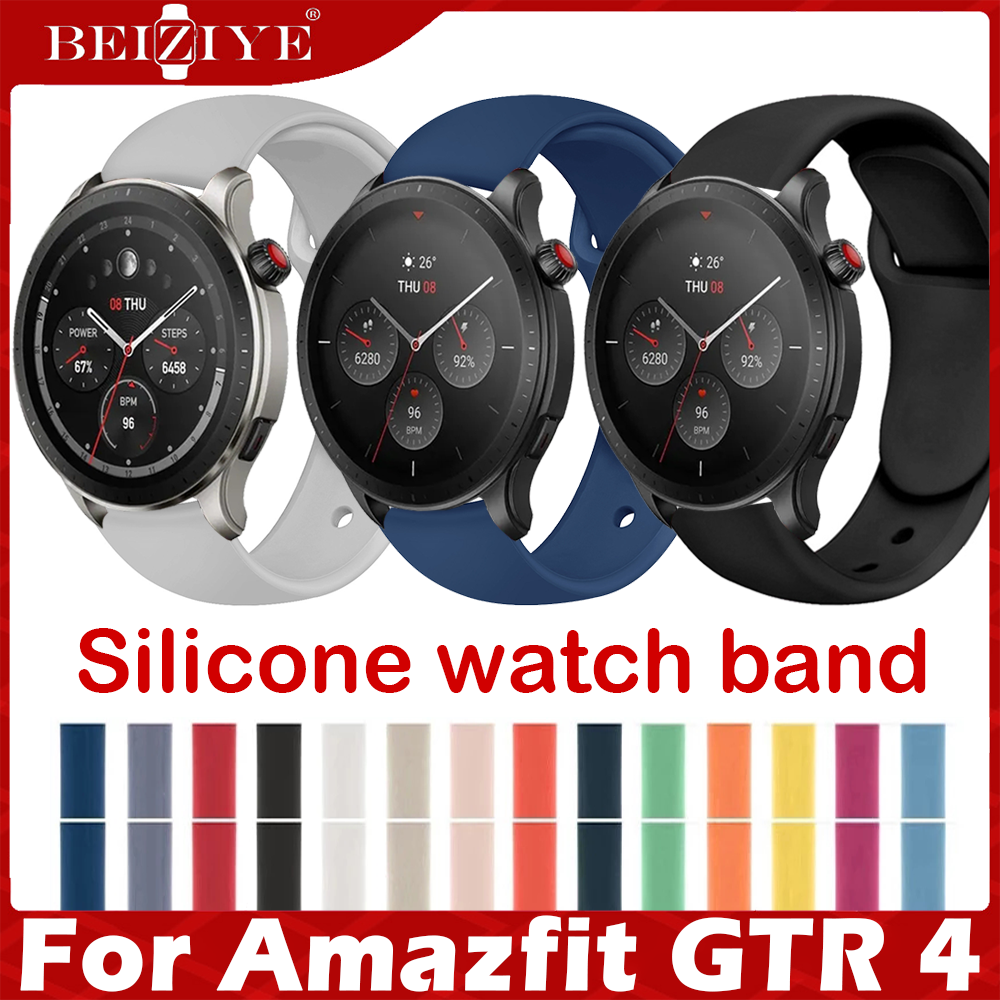 For Amazfit GTR 4 สาย Sport สำหรับ นาฬิกา สายนาฬิกา Smart Watch Band ...