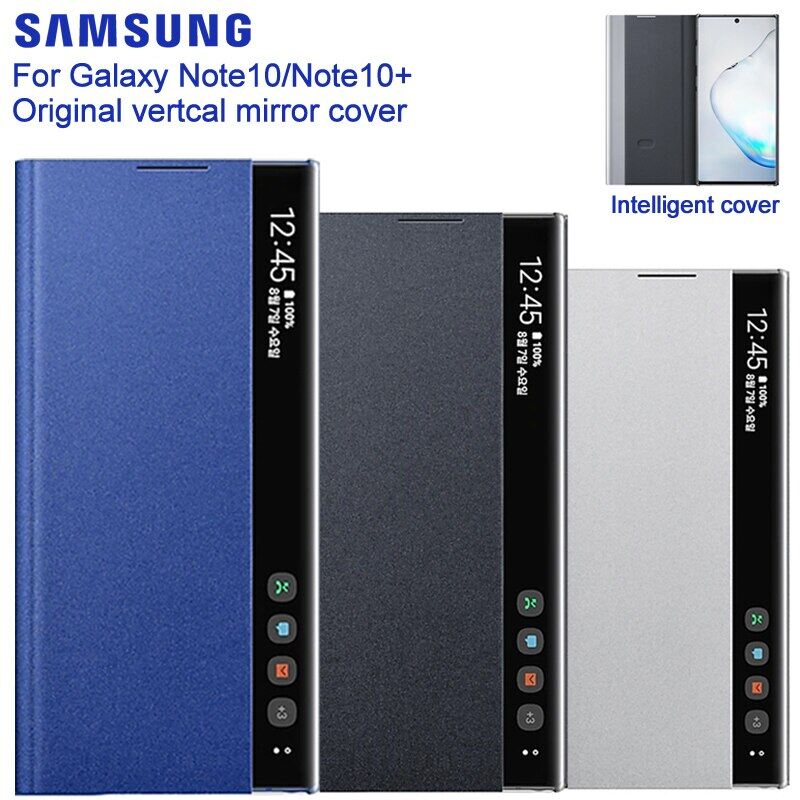 Samsung Note10 Plus Smart Mirror Flip Phone Case For Galaxy Note 10 ...