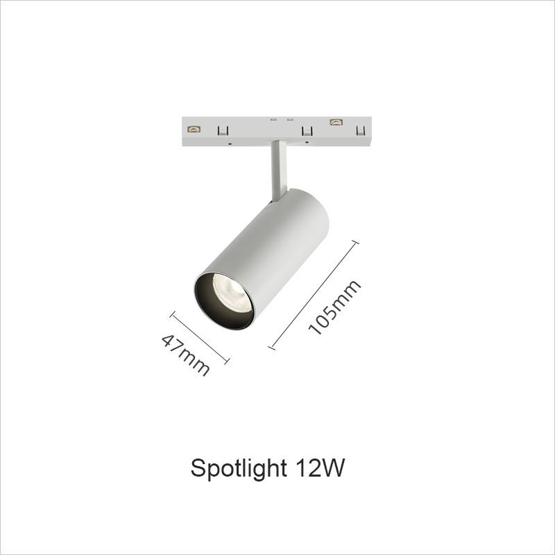 Smart White Recessed Magnetic Track Lights Dimmable 48V Surface mounted ... Smart White Recessed Magnetic Track Lights Dimmable 48V Surface mounted ...