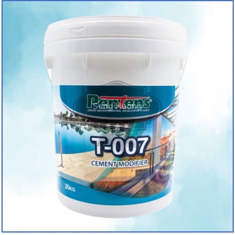 4KG Pentens T-007 Cement Modifier 防水底层涂料 WP Primer Waterproofing ...