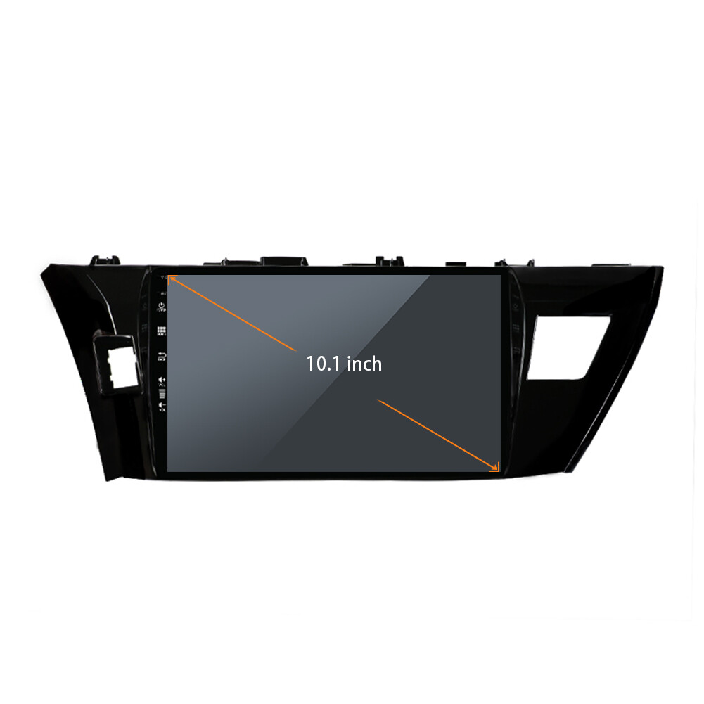EKLEVA 2 din Android Auto Radio for Toyota Corolla altis E170 E180 2014 ...