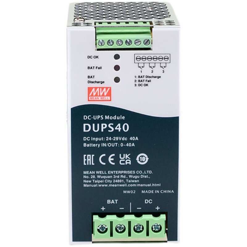 MEAN WELL DUPS20 switching power supply 24V 20A DC uninterruptible ...