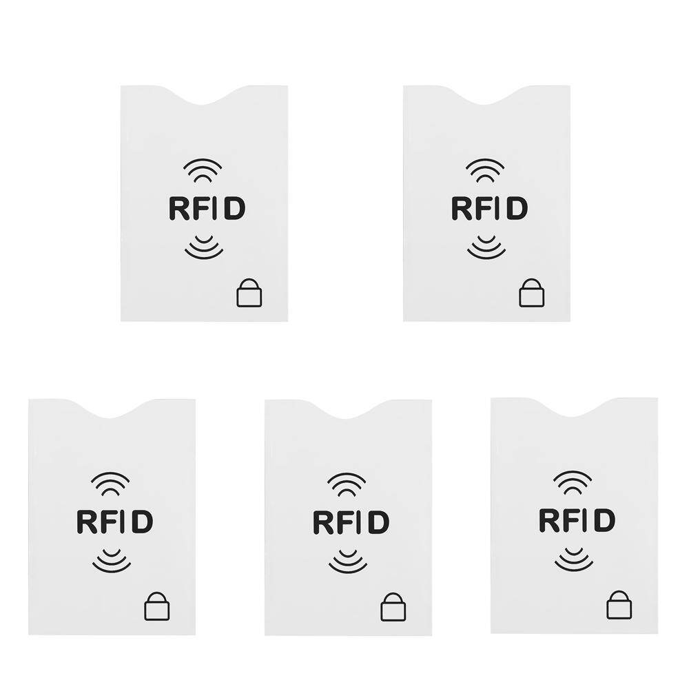 5PCS Case Covers Anti Theft for RFID Credit Card Protector Blocking ...