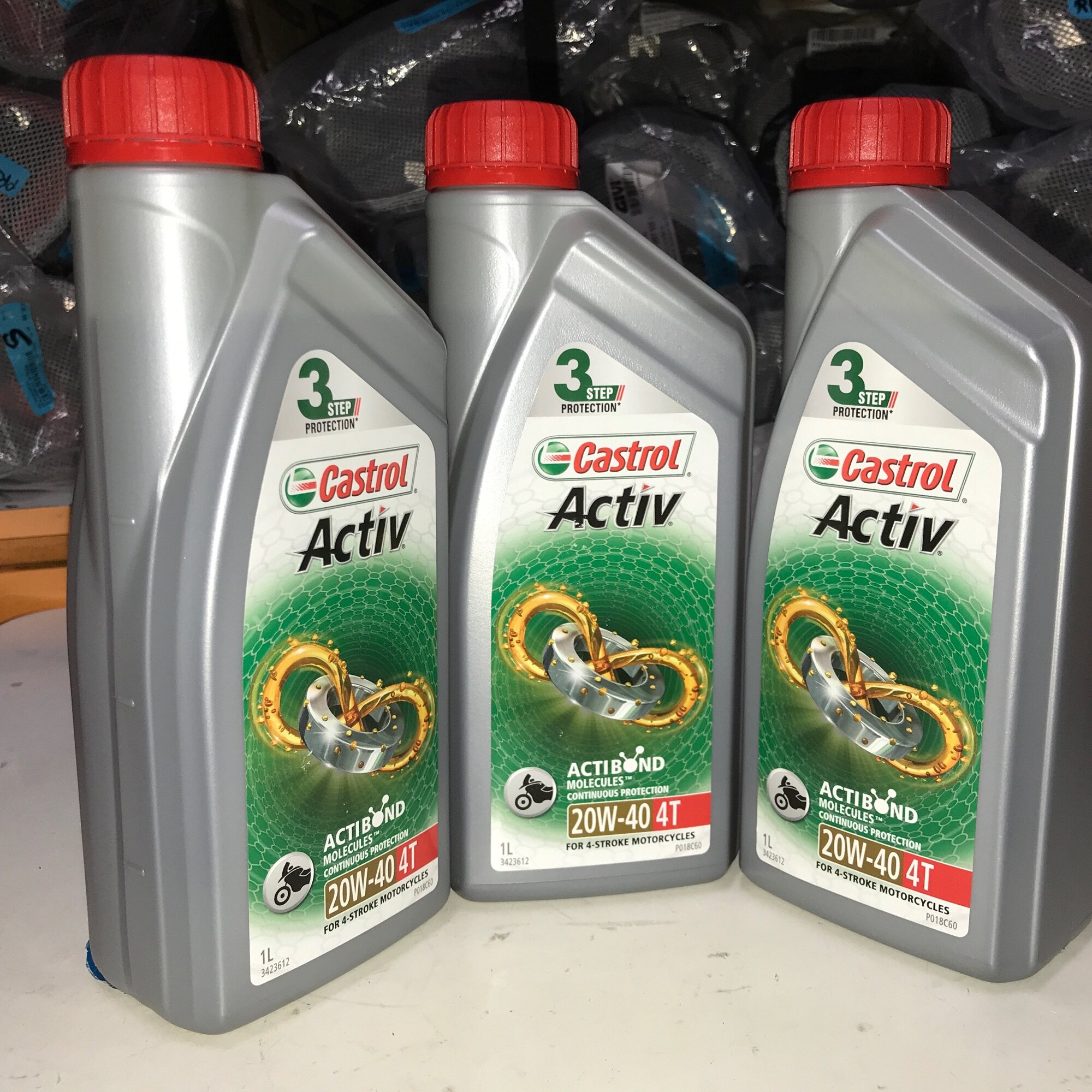 CASTROL ACTIV 4T ENGINE OIL 20w40 1L 100% original | Lazada