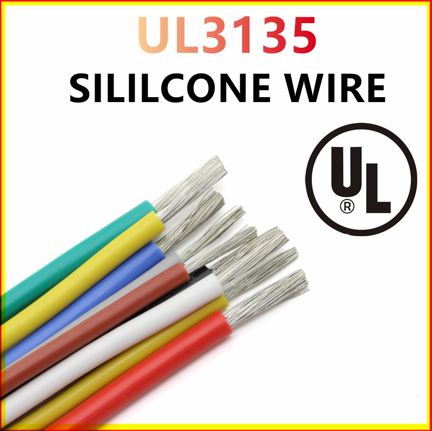5M Silicone Wire Insulated Power Flexible Cable High Temp Electrical ...