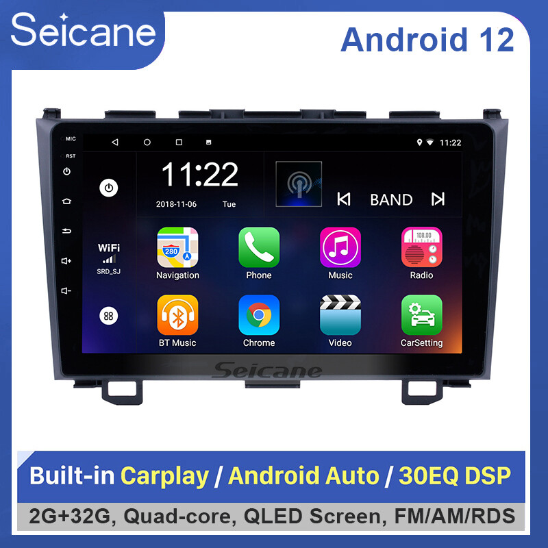 Seicane 9 Inch QLED Touchscreen Radio Android 12 Head Unit for 2006 ...