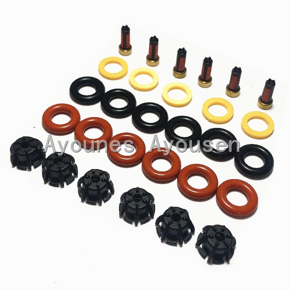 6Sets Fuel Injector Repair Kit 0280150440 13641703819 For BMW E60 E39 ...