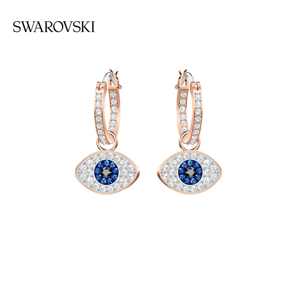 Swarovski Demon Eyes SWAROVSKI SYMBOL Female Earrings for Girlfriend ...
