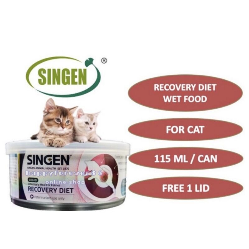 (READY STOCK)SINGEN recovery food for cats 115ml | Lazada