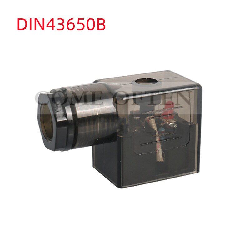 DIN43650B 4V210 Coil Plug Transparent Solenoid Valve Junction Box ...