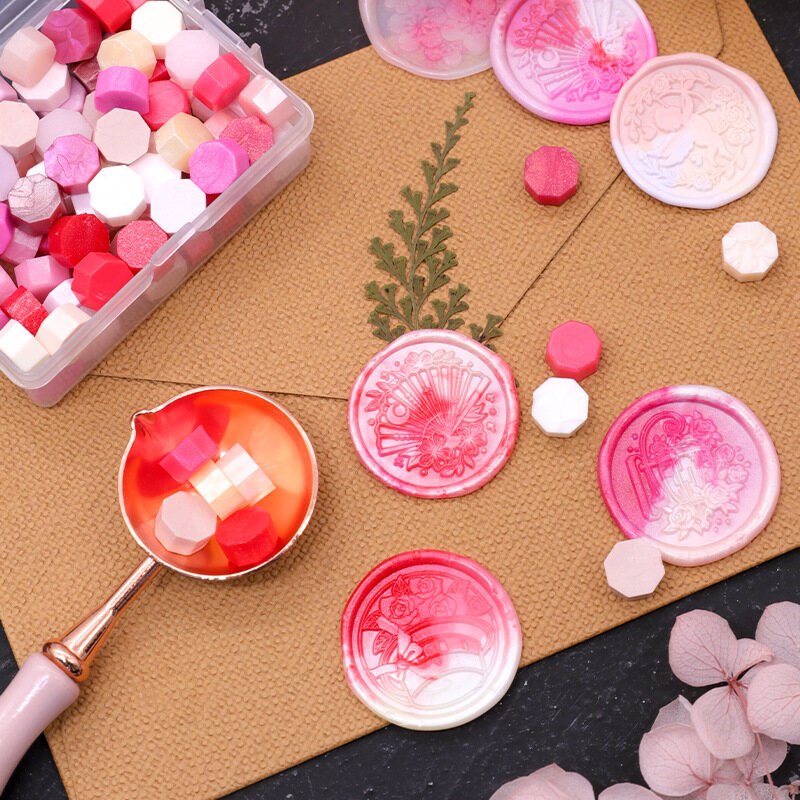 1Set Retro Sealing Wax Seal Stamp Kit Mix Beads DIY Wedding Birthday ...
