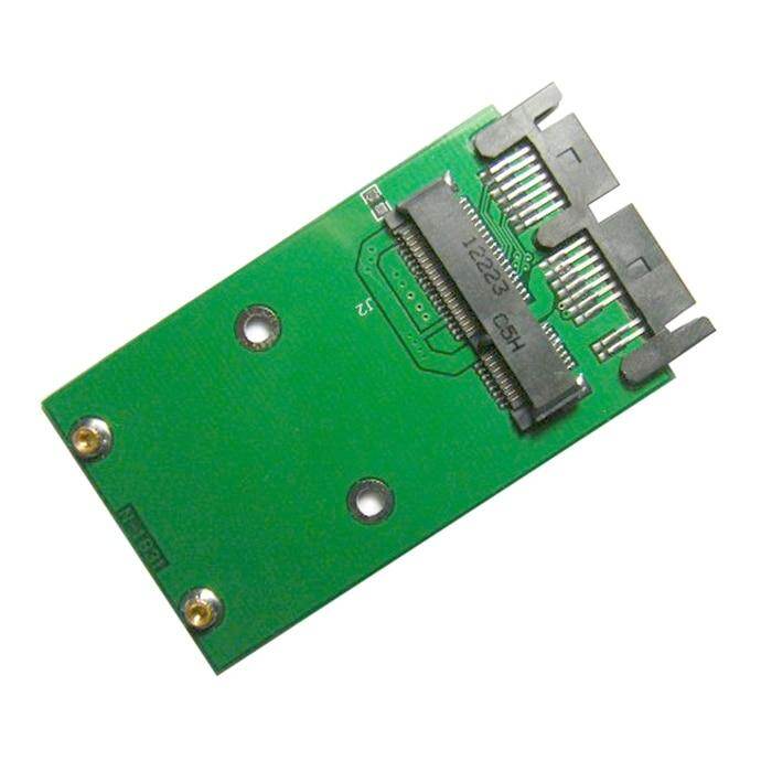 Mini PCI-E Pci Express Pcie MSATA SSD 1.8 "Micro SATA 7 + 9 16pin อะแดป ...
