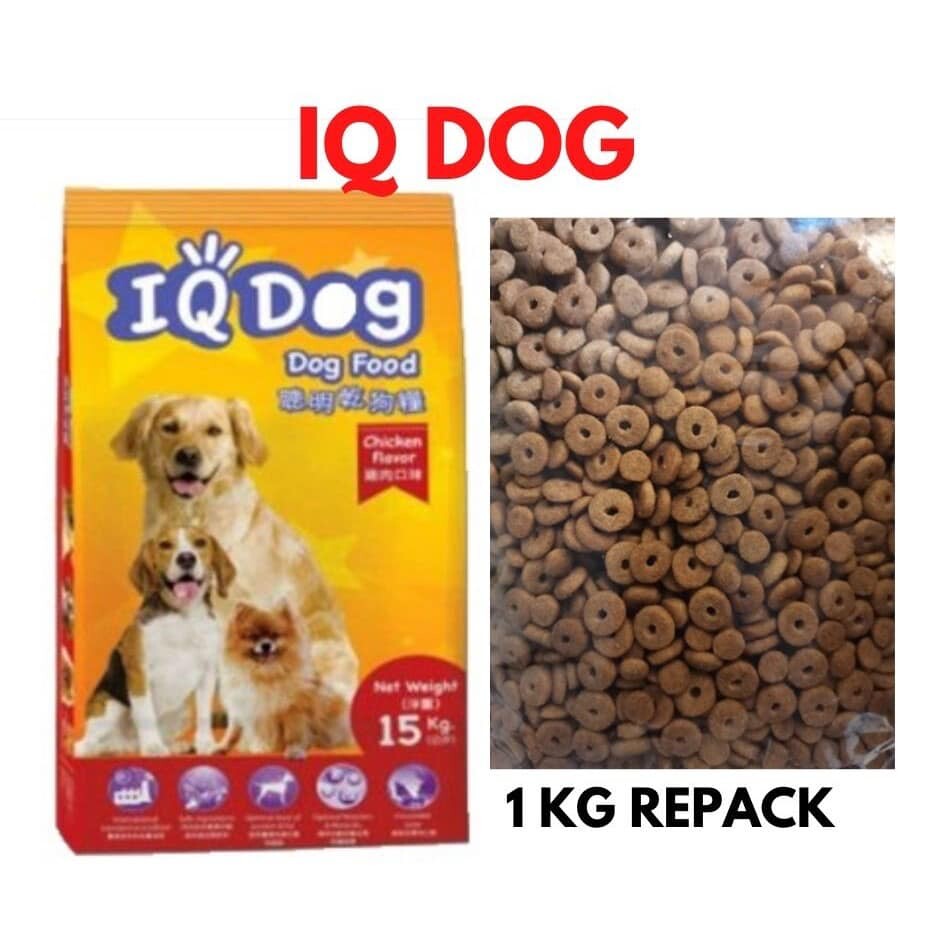 IQ Dog - Dog Food Chicken Flavour (1KG repack) | Lazada