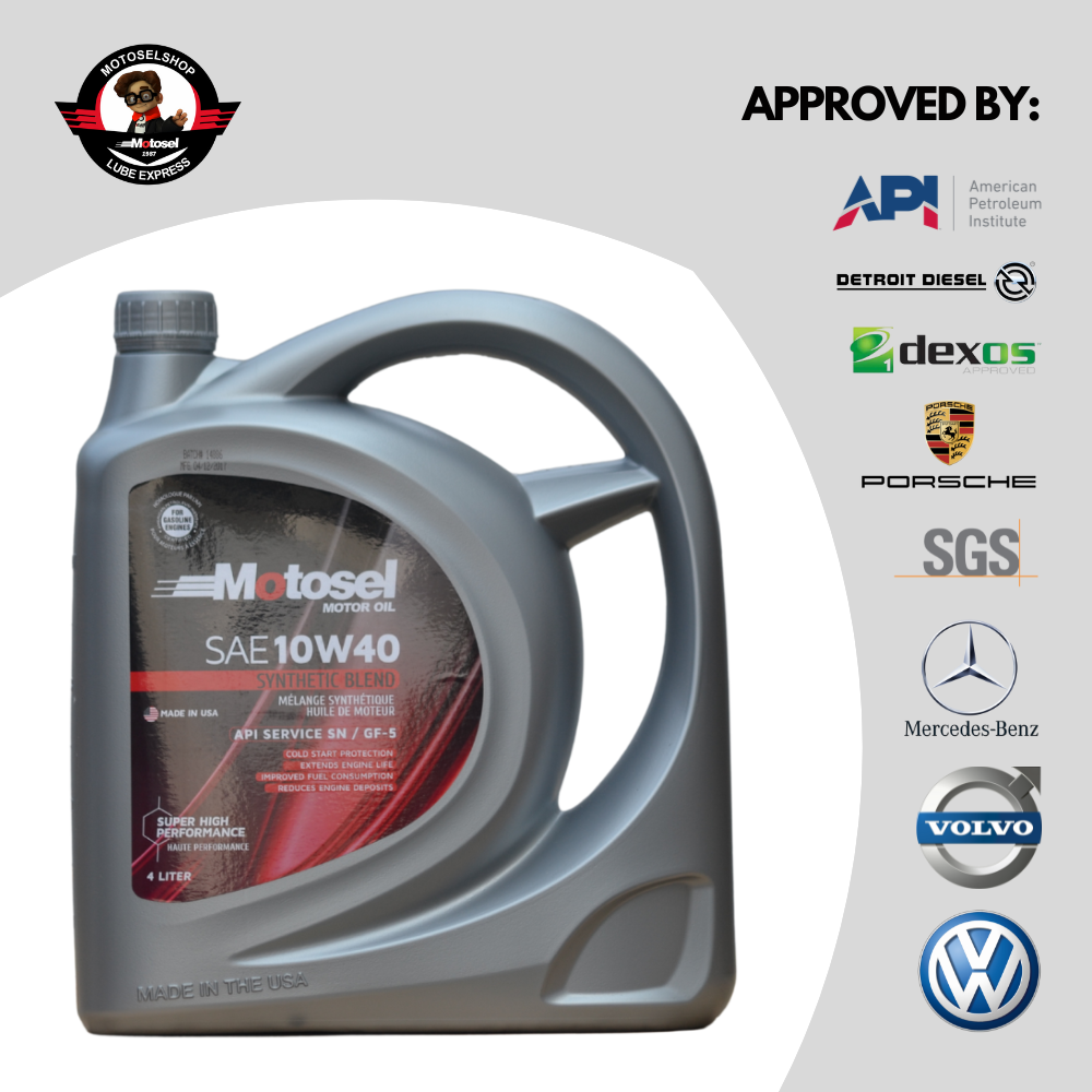 10W40 MOTOSEL USA SEMI SYNTHETIC PREMIUM MINYAK HITAM - MINYAK ENJIN ...