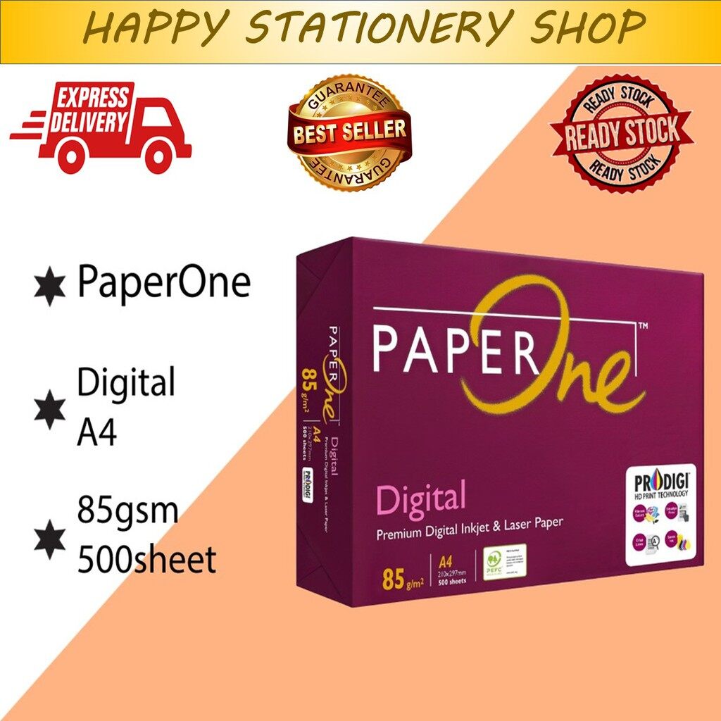 PaperOne A4 Digital Paper 85gsm - 500 sheets | Lazada