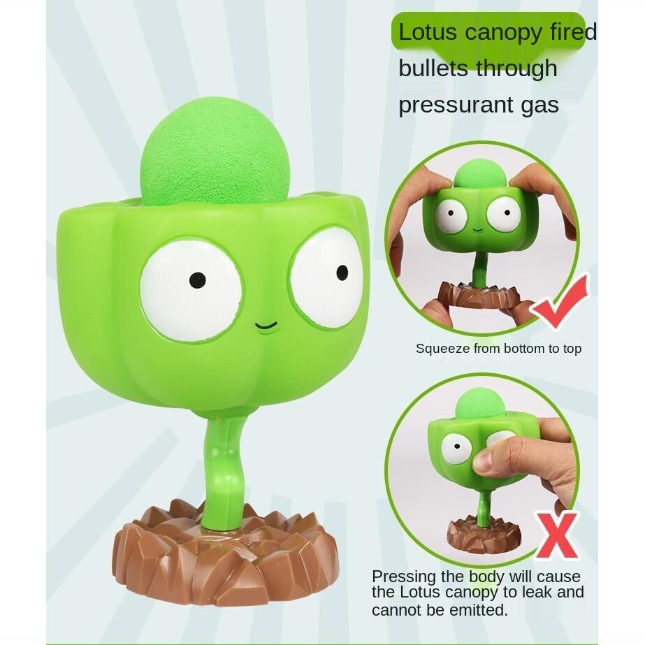 Plants Vs. Zombies Children's Toys New Plant Vs Zombie Toy Soft Lotus ...