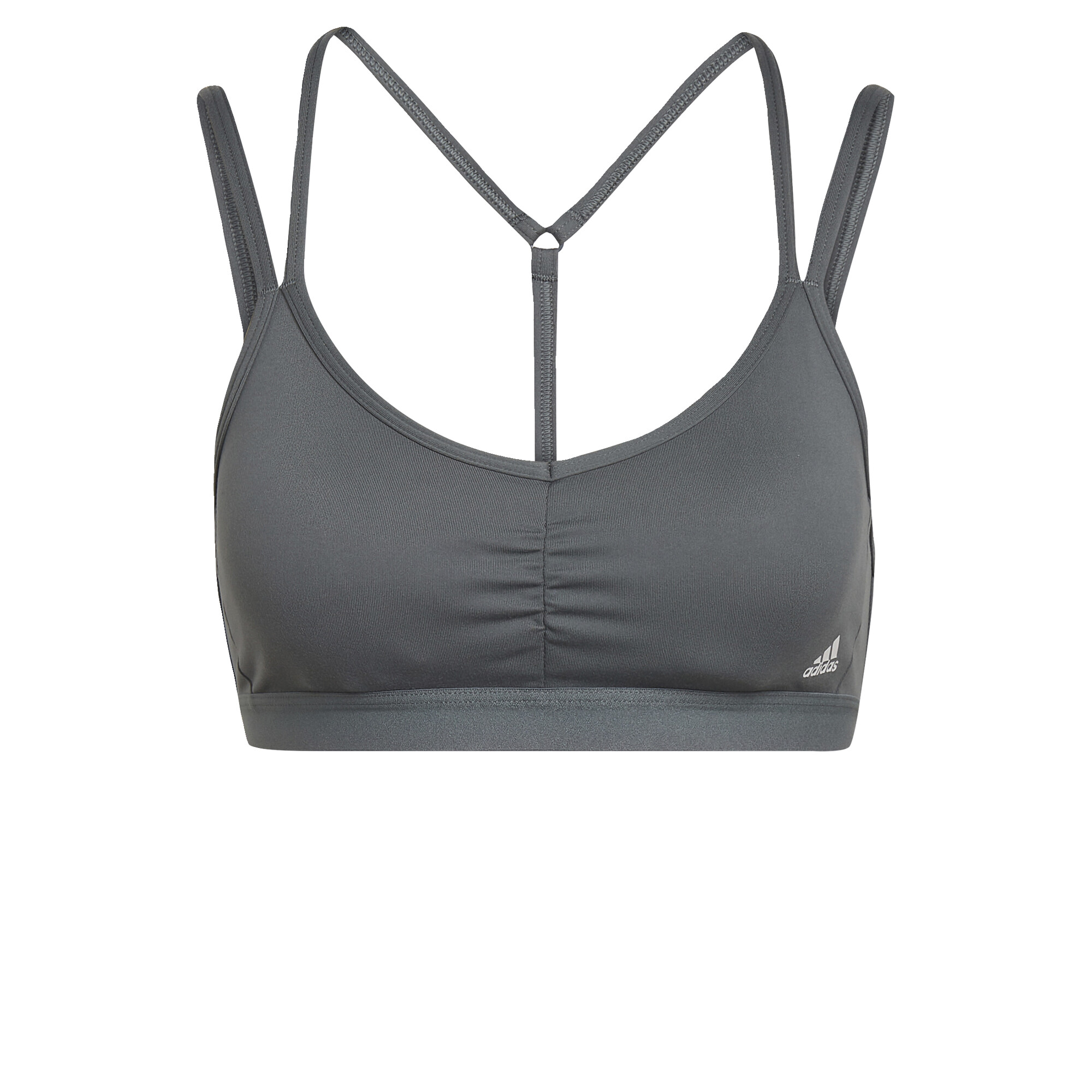 adidas เทรนนิง บราซัพพอร์ตระดับต่ำ Yoga Studio ผู้หญิง สีม่วง HR9678 ...