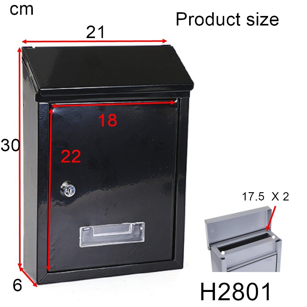 TRENY Big size mail box super size mail box Newspaper mailbox Magazine ...