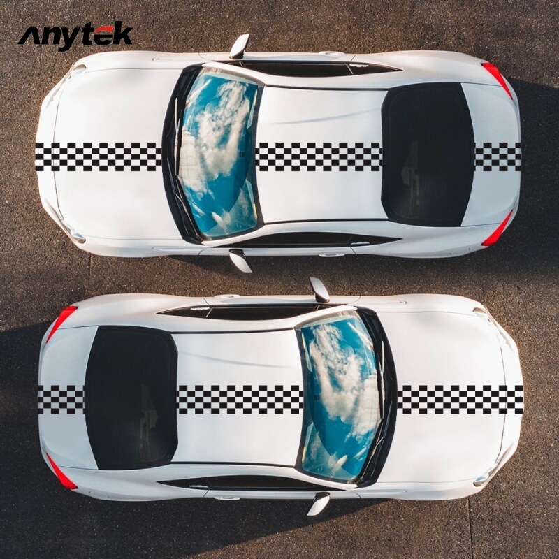 PL 3PCS Car Stickers Long Stripe Auto Stylish Funny Decals Car Racing ...