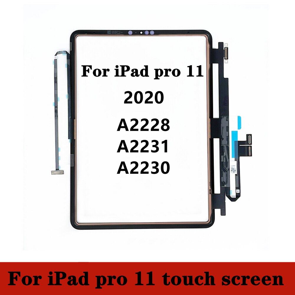หน้าจอสัมผัสสำหรับ IPad Pro A2228 11นิ้ว A2230 A2231แผงดิจิไทเซอร์หน้า ...