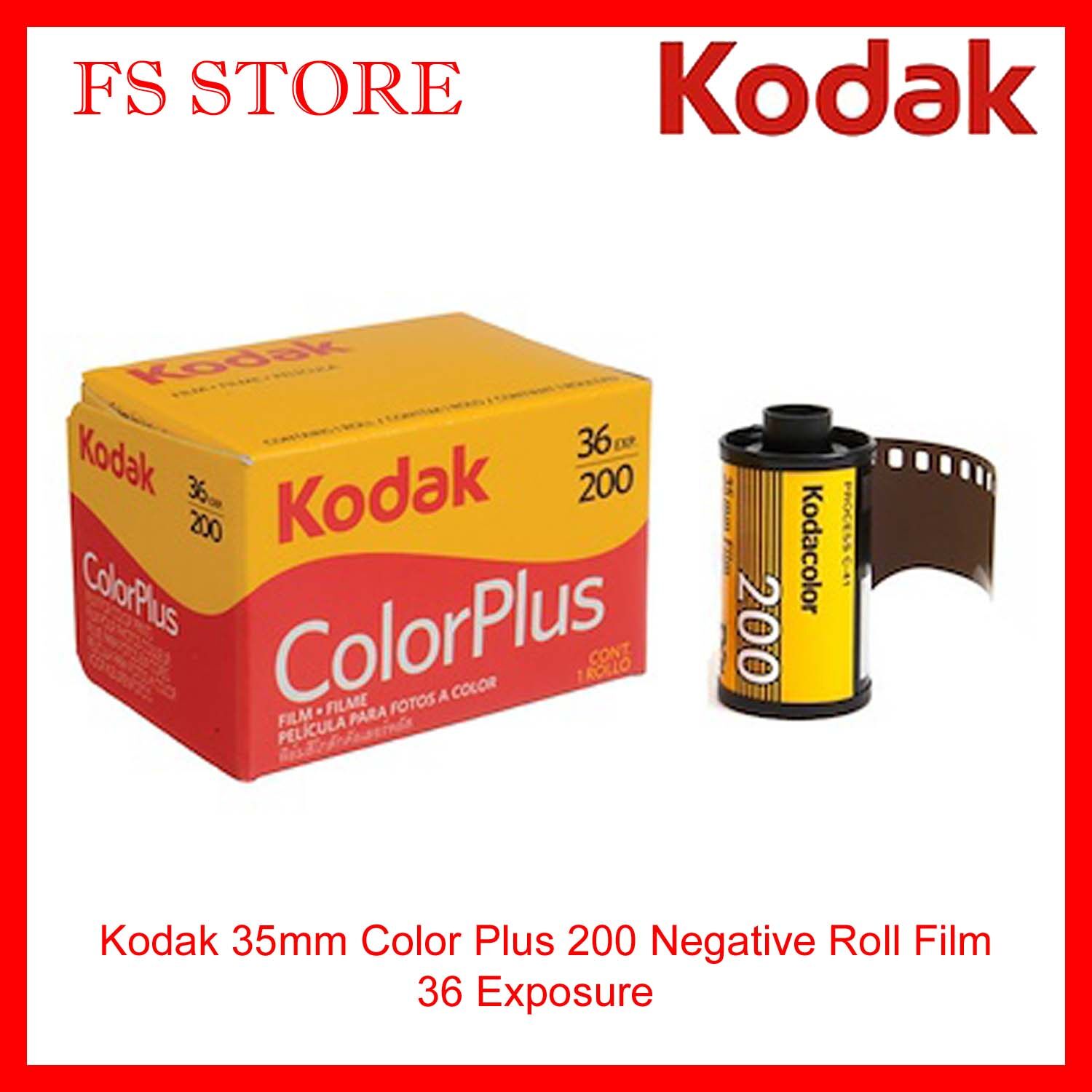 KODAK ORIGINAL COLORPLUS FILM FOR COLOR PRINTS KODAK FILM KODAK FILEM ...