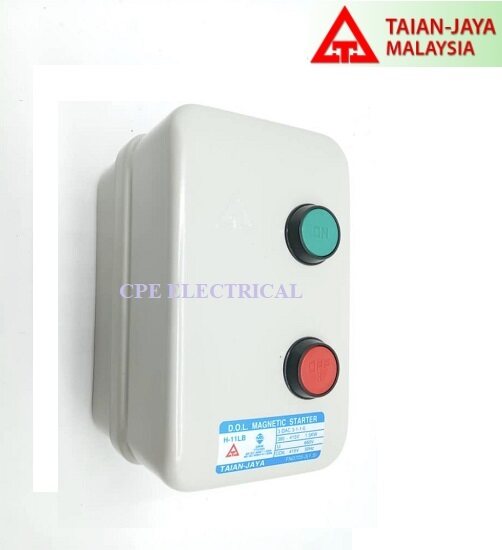 TAIAN-JAYA H-11LB D.O.L. MAGNETIC STARTER 1HP 2HP 3HP 5HP 7.5HP 415V ...