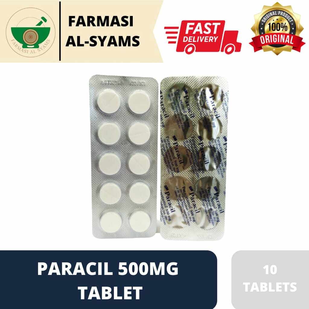 PARACIL PARACETAMOL 500MG TABLET 10'S | Lazada